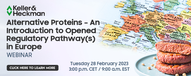 Alternative Proteins Regulatory Webinar | Keller and Heckman LLP