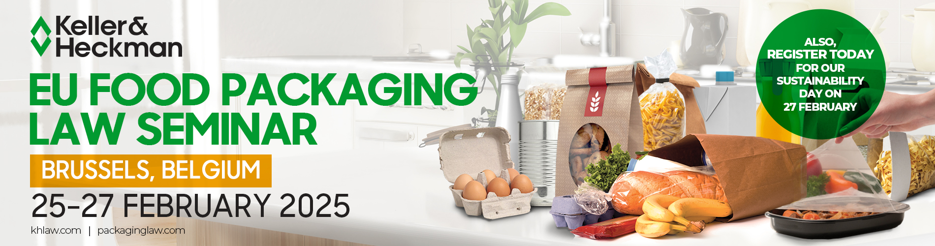 2025 EU Food Packaging Law Seminar & Sustainability Day | Keller and ...